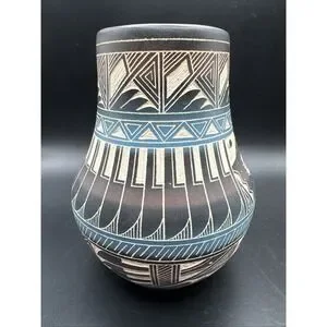 Accents | Navajo Flying Eagle Art Pottery Vase Native American Tom F ...